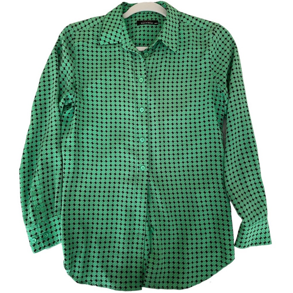 Kate Moss For Equipment Slim Signature Silk Shirt - Gem